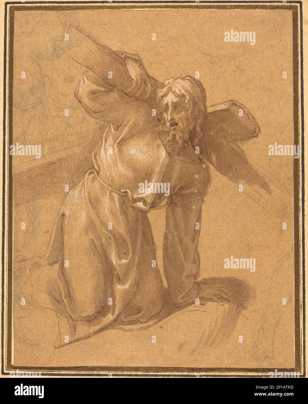 Christ Falling under the Cross Stock Photo - Alamy