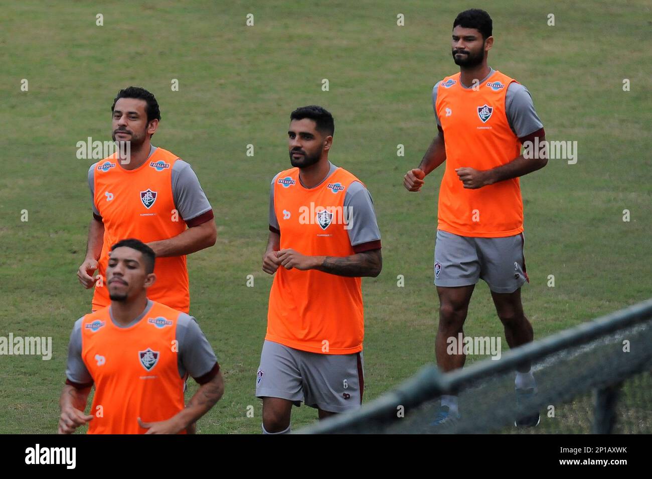 RIO DE JANEIRO - RJ - 30/05/2016 - TREINO DO FLUMINENSE - Fred, Higor ...