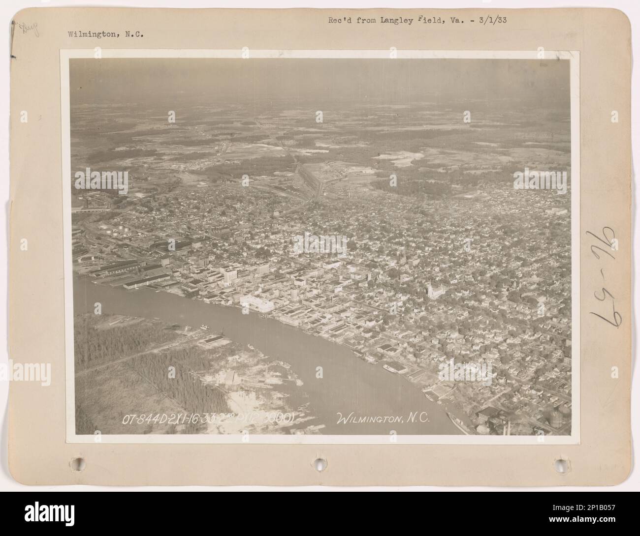 Aerial wilmington north carolina hi-res stock photography and images ...