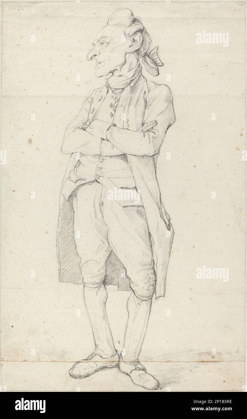 A Gentleman Standing with His Arms Crossed Stock Photo - Alamy