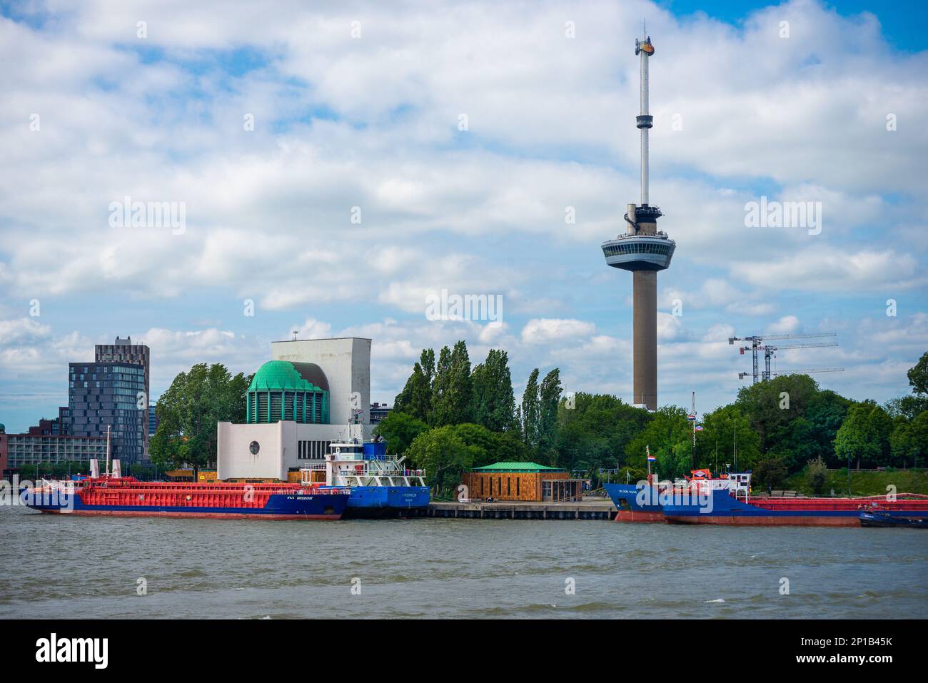 May 31, 2019, Rotterdam, The Netherlands, Euromast is an observation ...