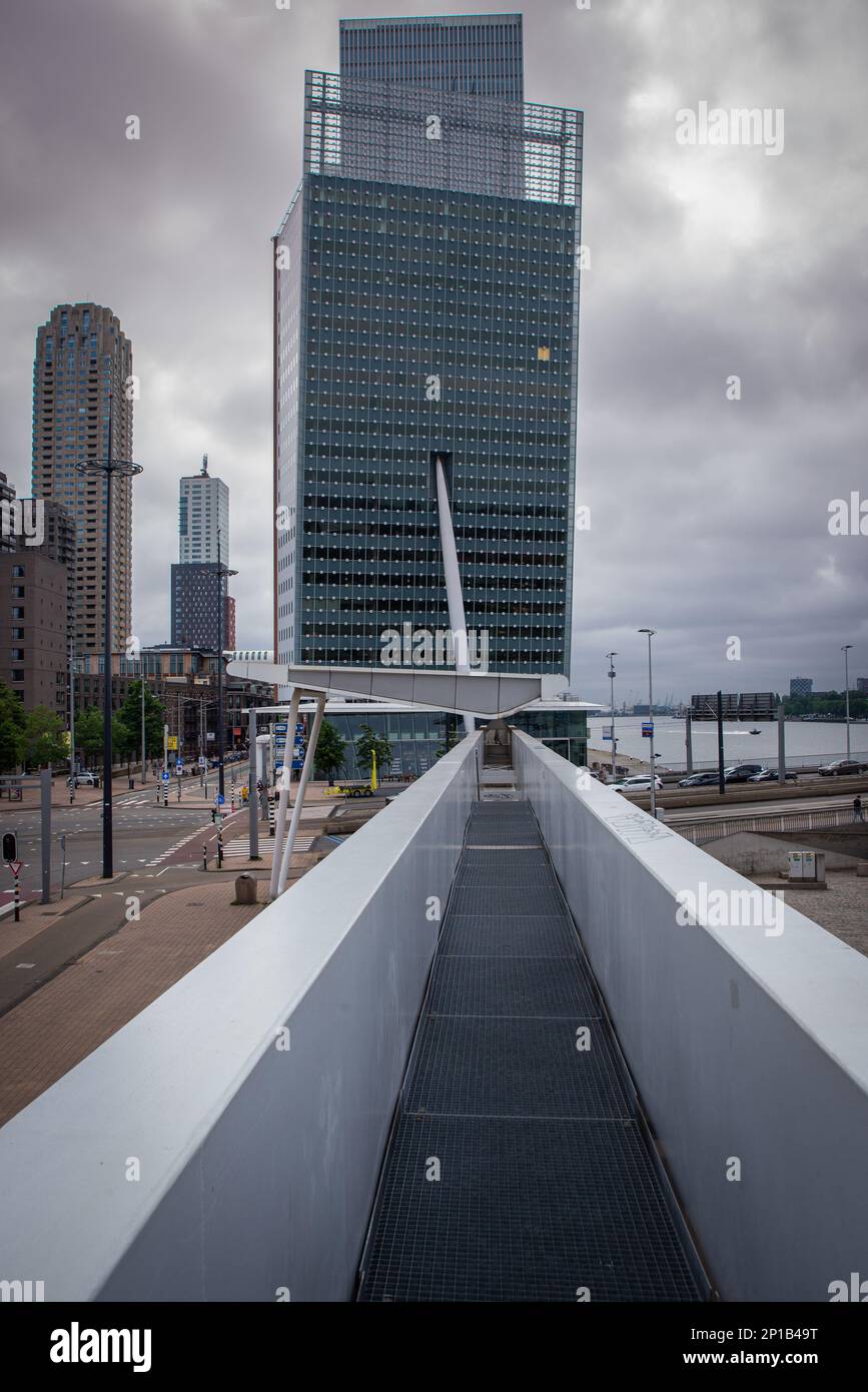 29 June 2021 Rotterdam; The Netherlands; Rotterdam south bank; business ...