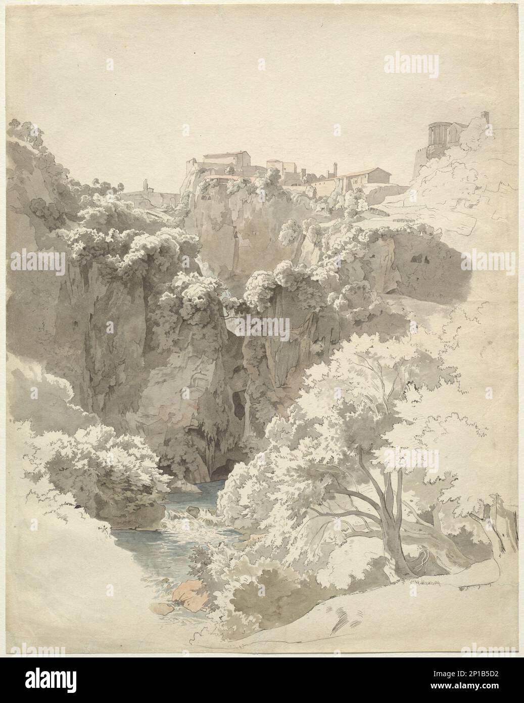 The temple of the sybil at tivoli hi-res stock photography and images ...