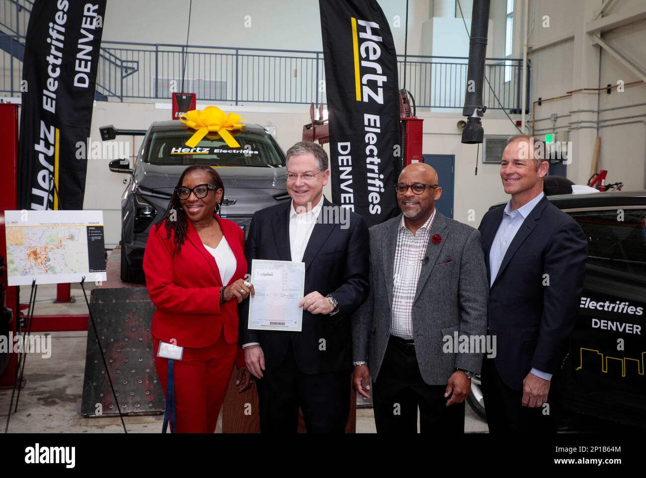 IMAGE DISTRIBUTED FOR HERTZ - Arnetta Koger, left, principal of ...