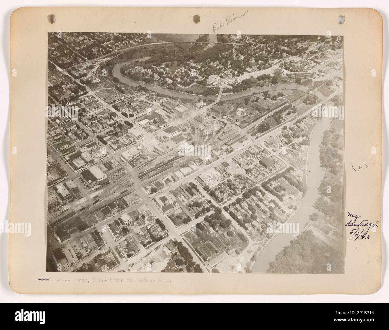 Fargo north dakota aerial hi-res stock photography and images - Alamy