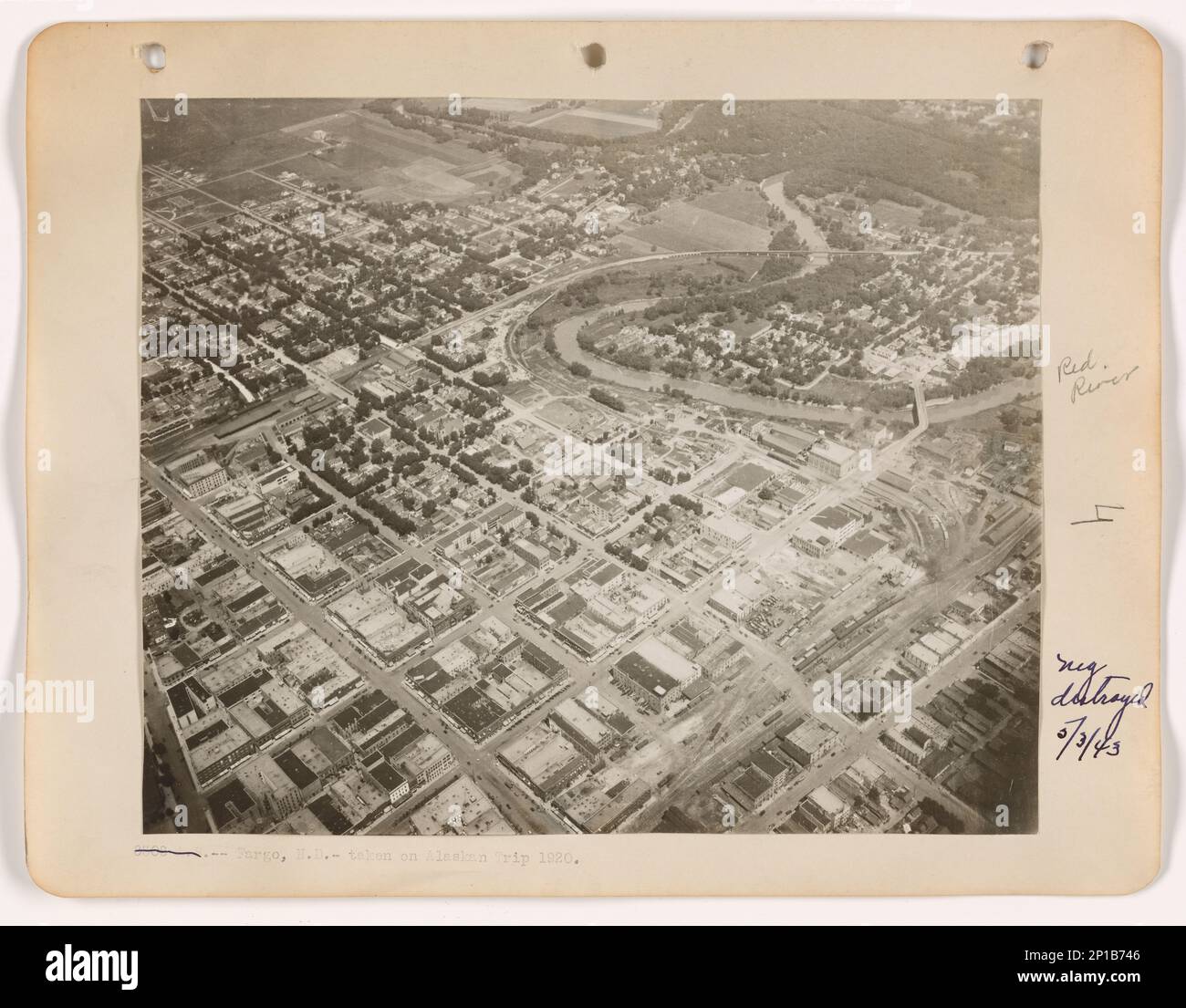 Fargo north dakota aerial hi-res stock photography and images - Alamy