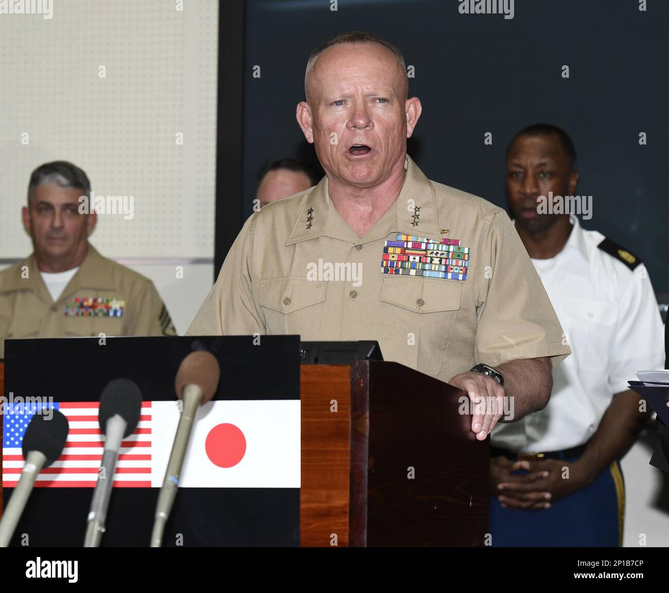 Lt. Gen. Lawrence D. Nicholson, U.S. Marine Corps Commanding General of ...