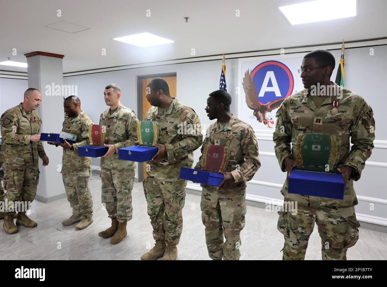 Area Support Group - Kuwait celebrates the end of a tour for dozens of ...