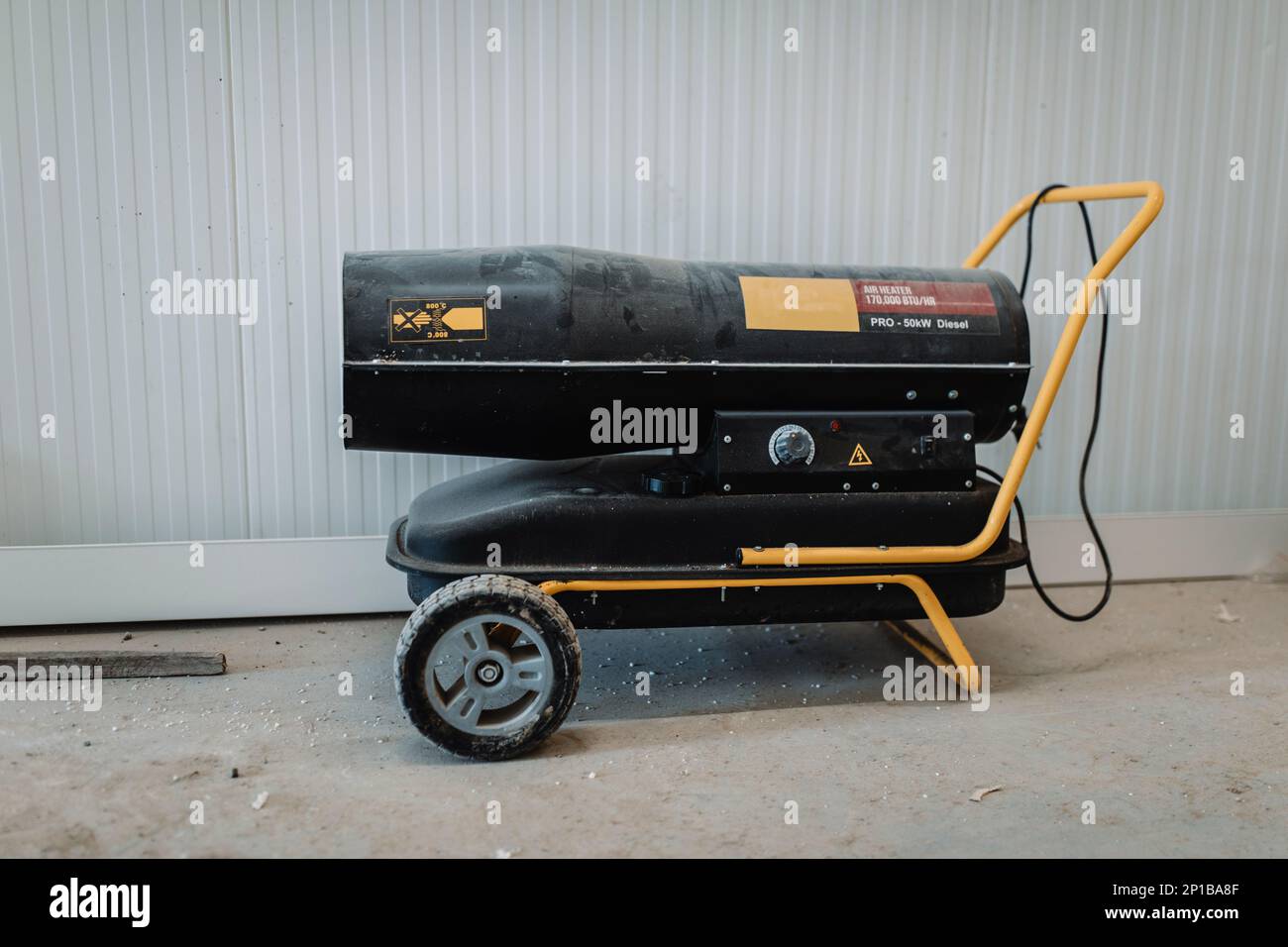 Industrial heat gun for heating large spaces Stock Photo - Alamy