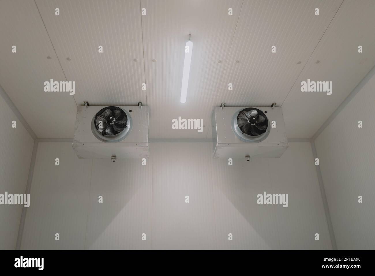 Refrigeration chamber for food storage. Installation for the production ...