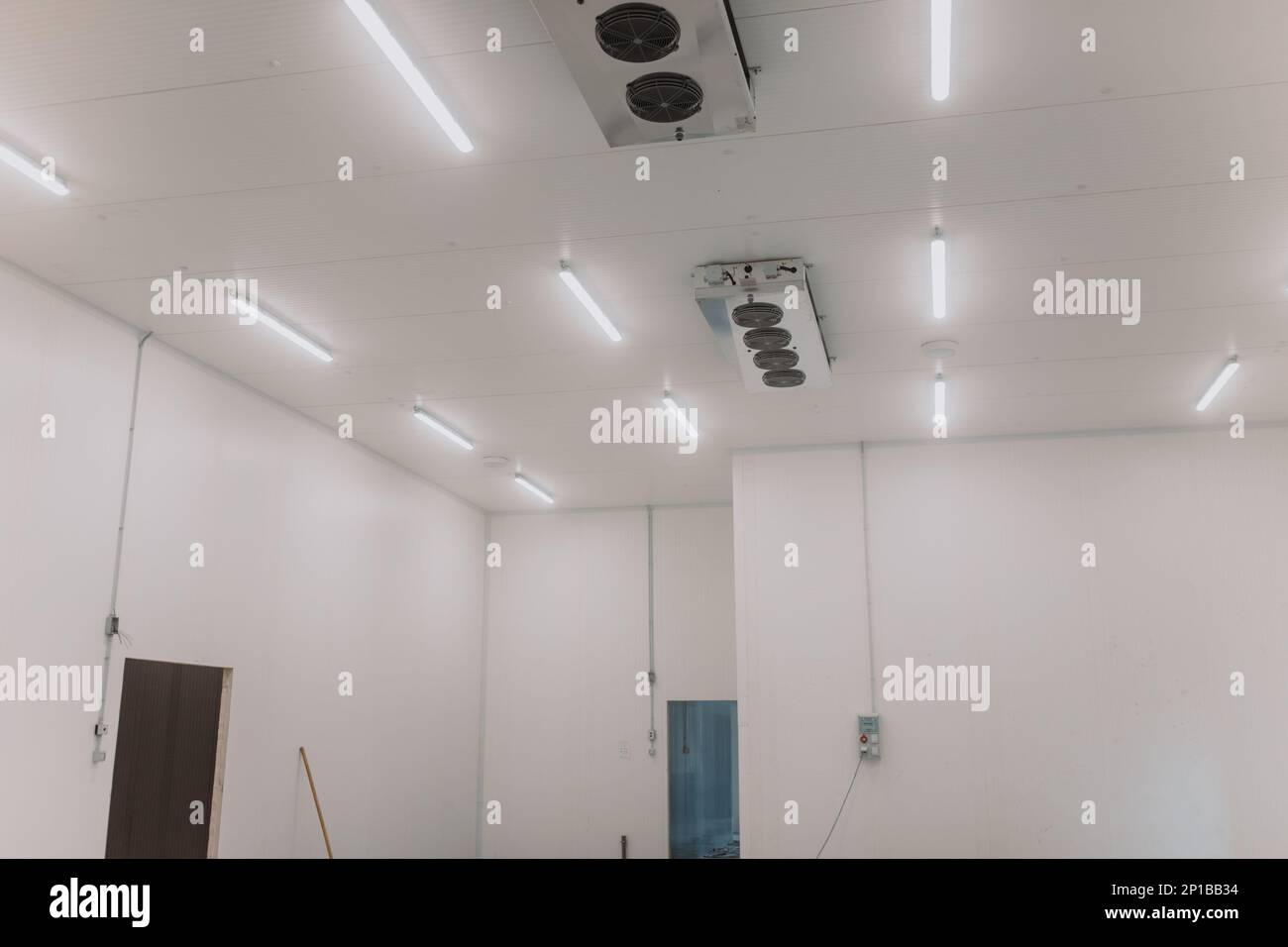 Refrigeration chamber for food storage. Installation for the production ...