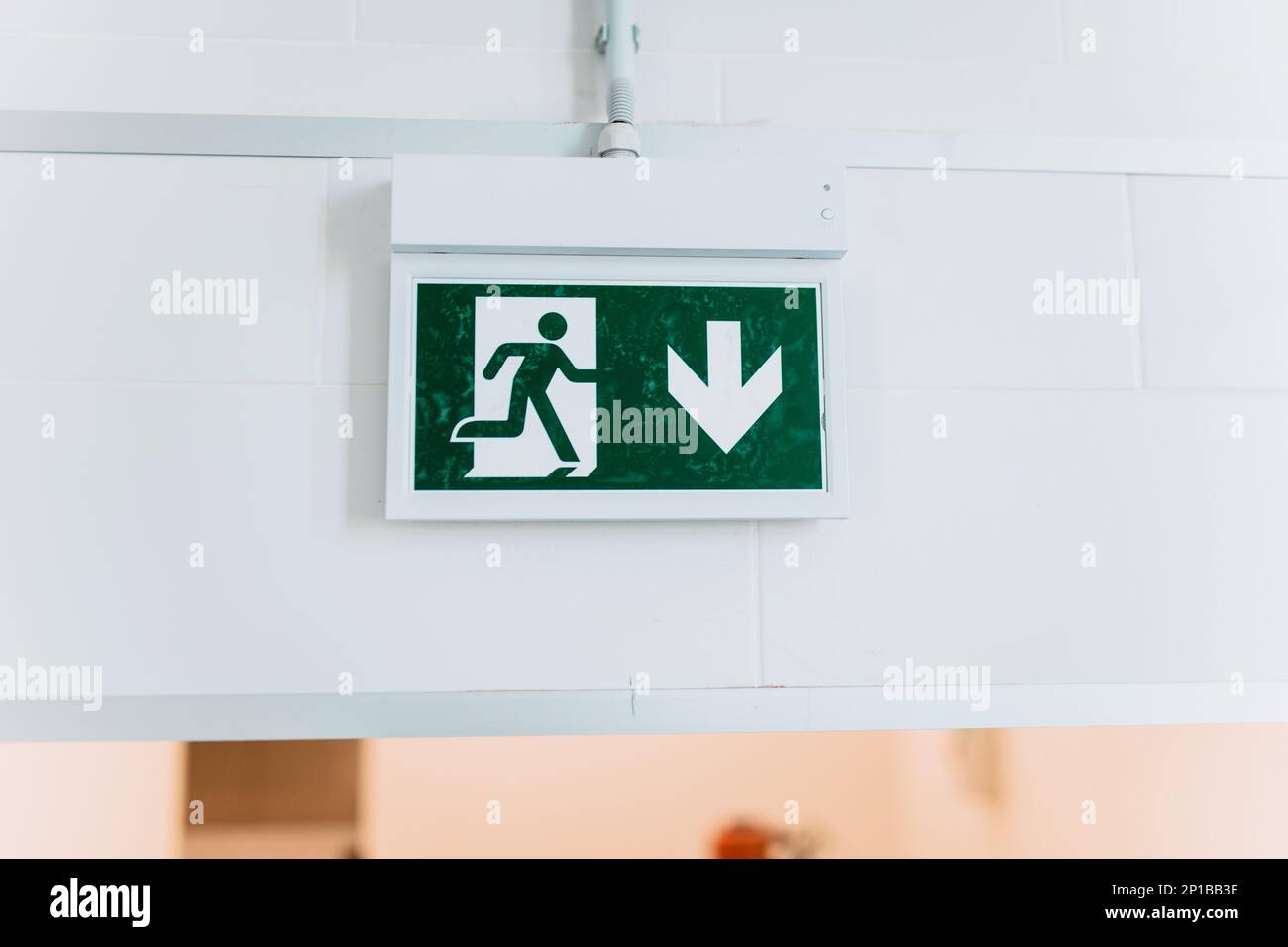 Corridor escape route hi-res stock photography and images - Alamy