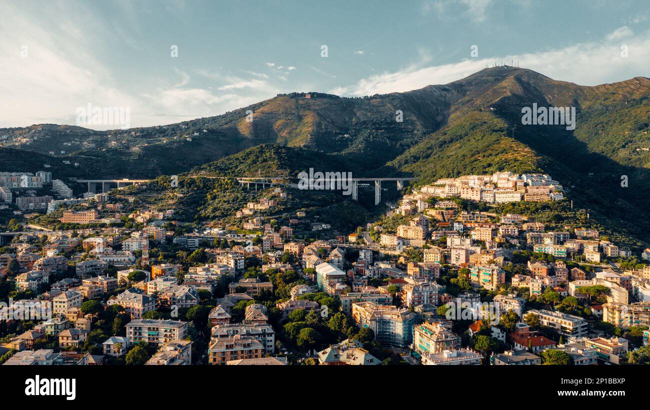 Genova harbor from sea ancient hi-res stock photography and images - Alamy