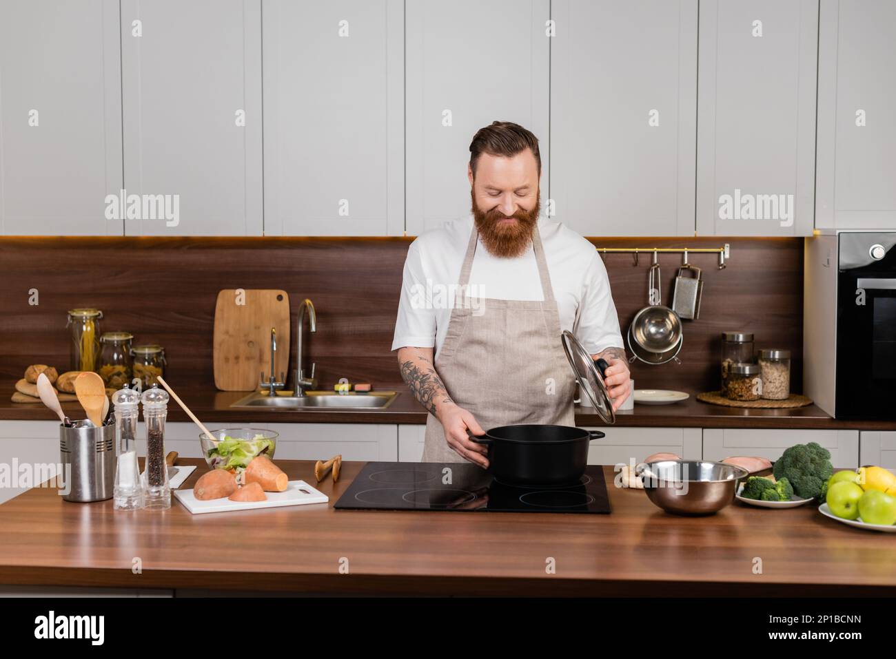 Child pot stove hi-res stock photography and images - Alamy