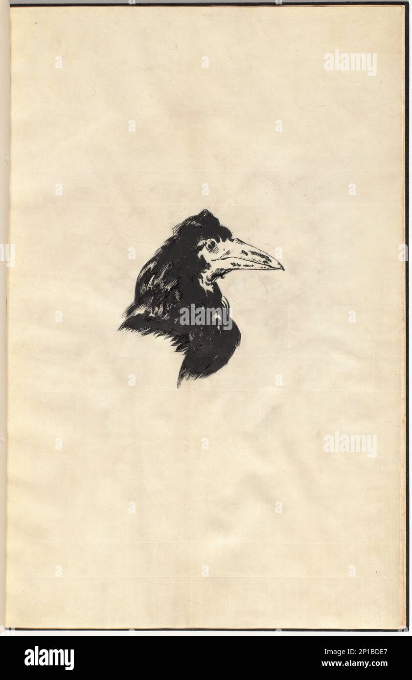 Le Corbeau: The Raven, 1875 Stock Photo - Alamy