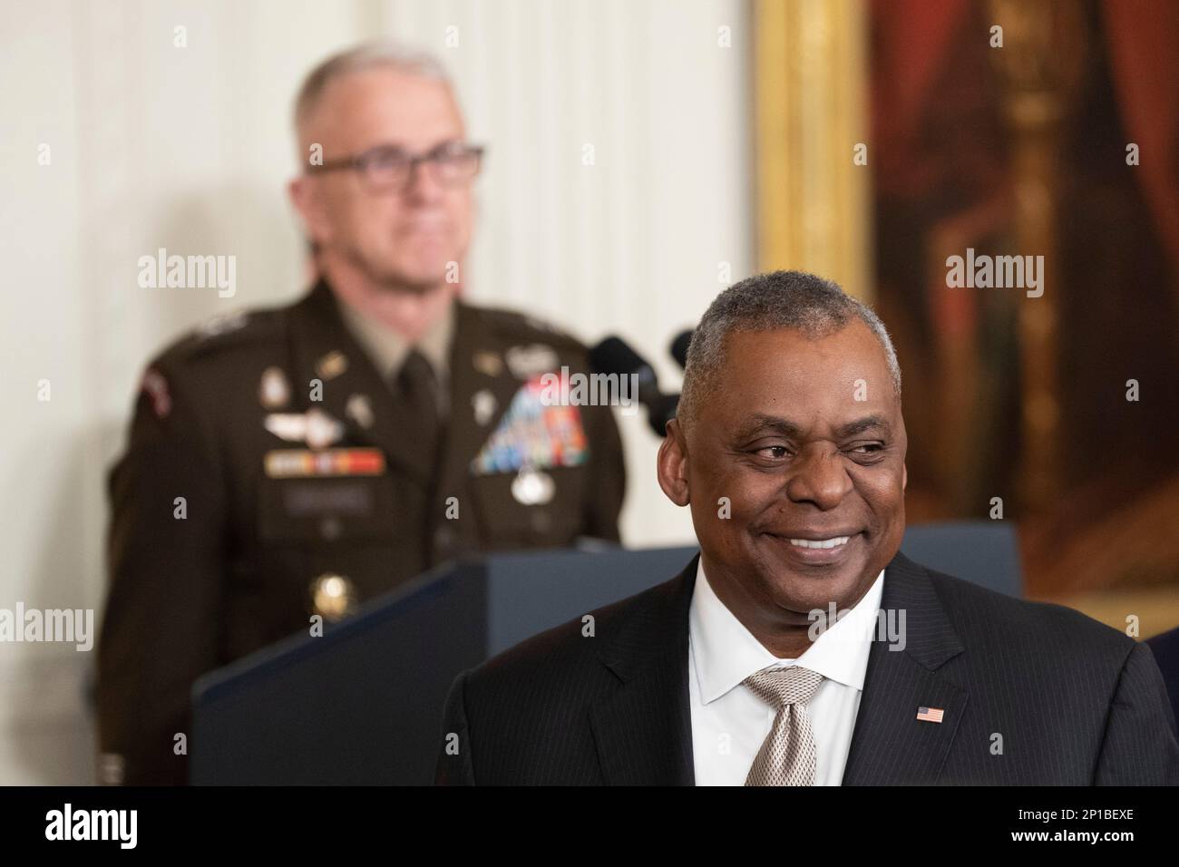 United States Secretary of Defense Lloyd J. Austin III attends the ...