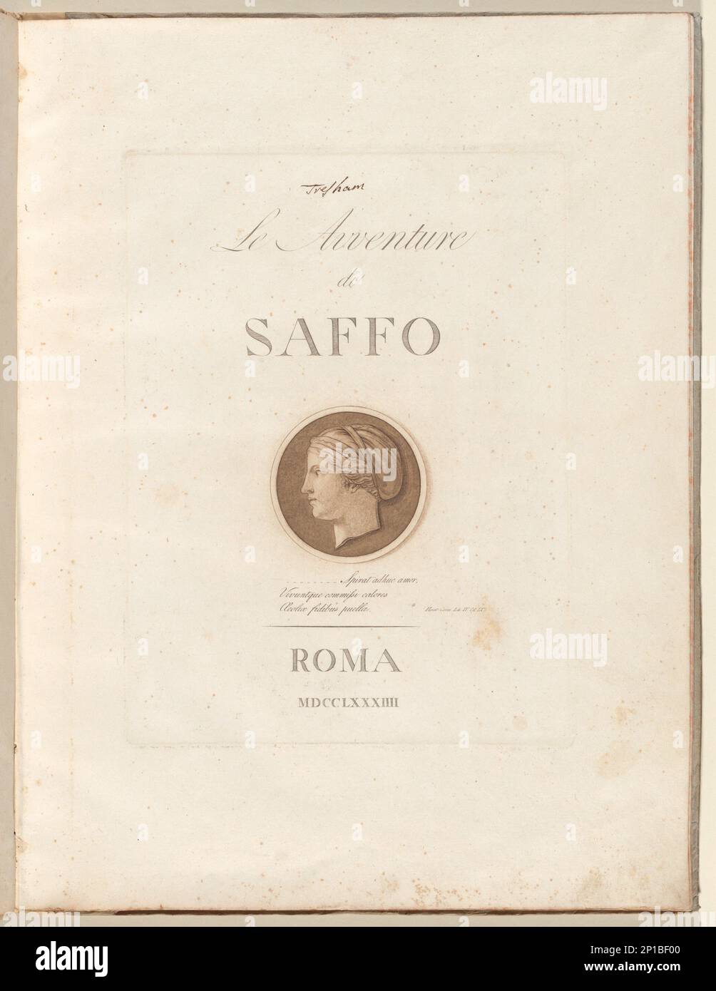 Portrait sappho hi-res stock photography and images - Alamy