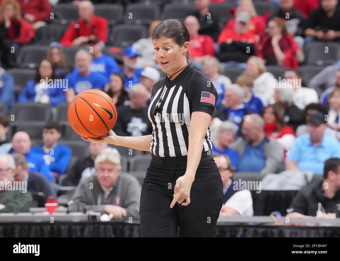 St. Louis, United States. 03rd Mar, 2023. Official Amy Bonner indicates ...