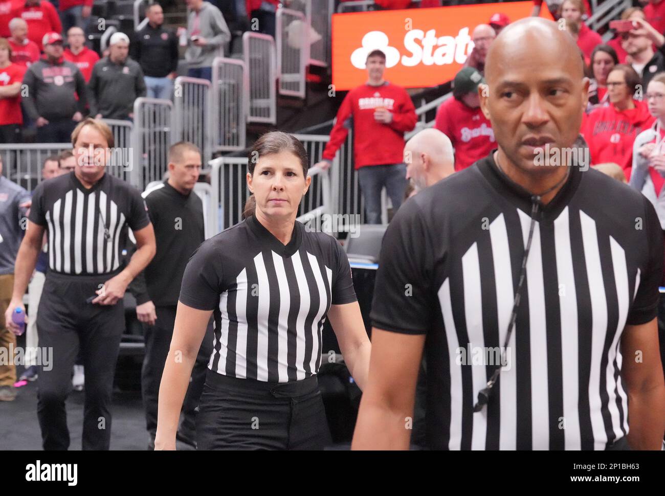 St. Louis, United States. 03rd Mar, 2023. Officials (L to R) John ...
