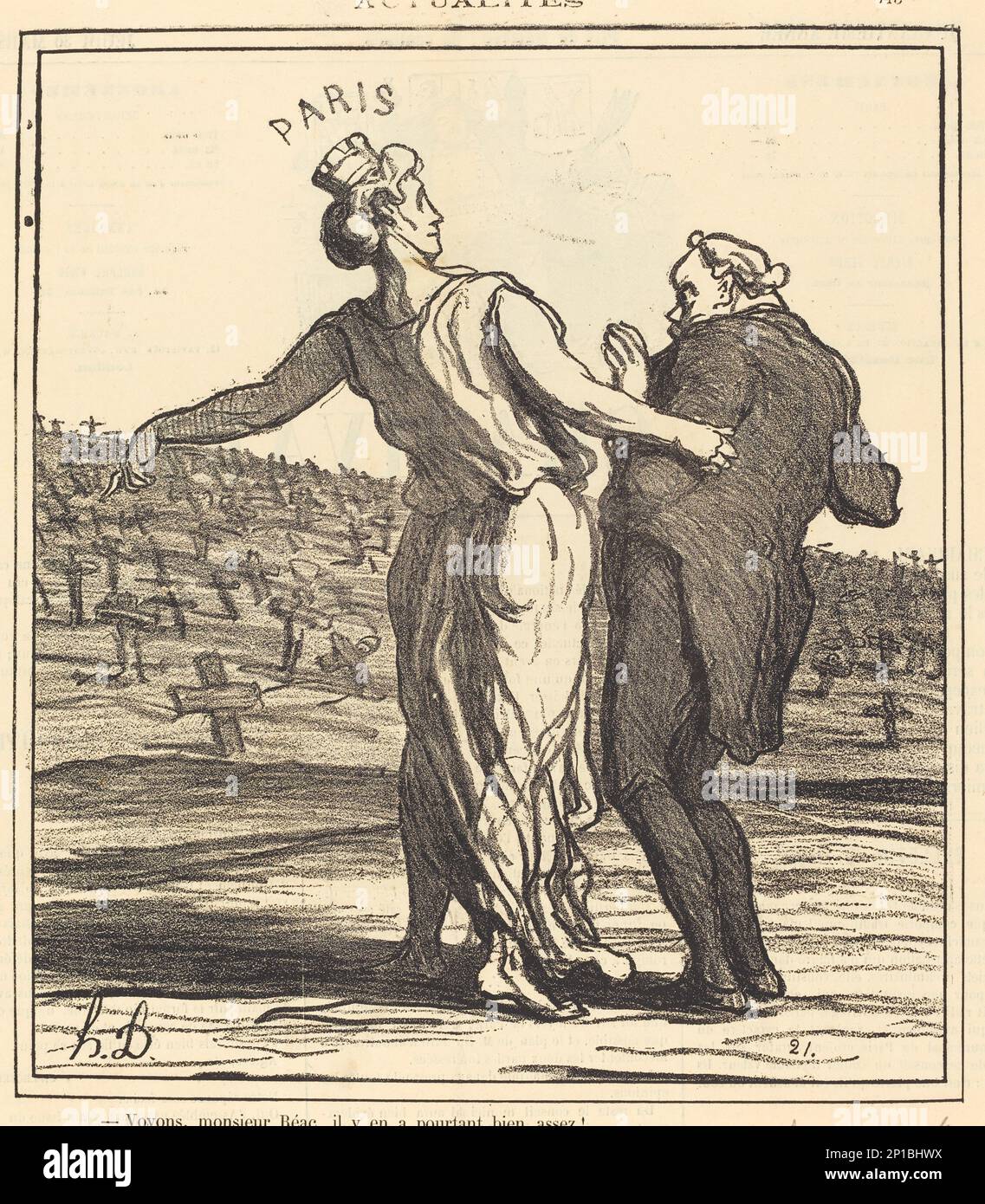 Voyons, monsieur Réac..., 1871.Let's see, Mr. Réac Stock Photo - Alamy