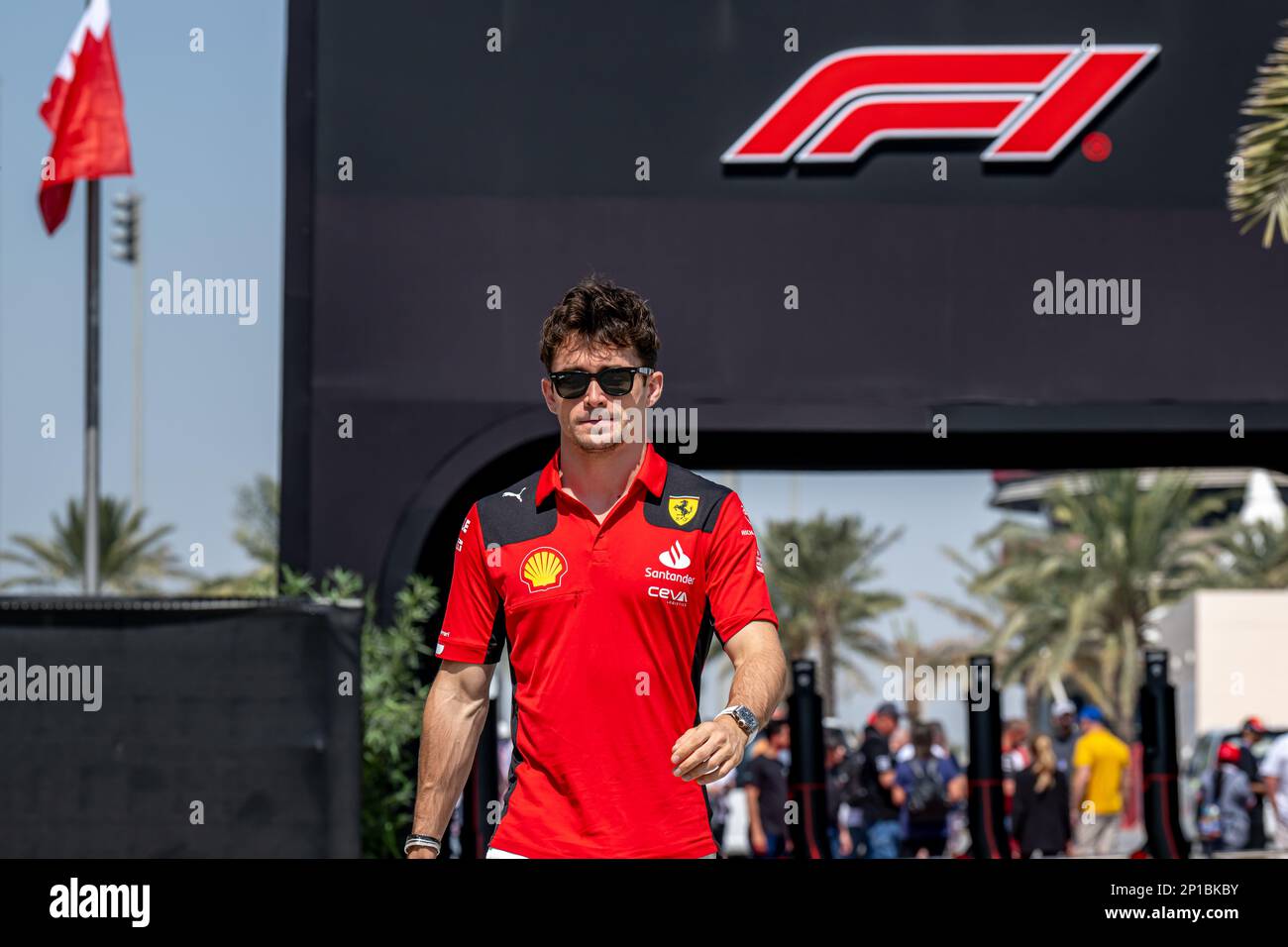 BAHRAIN INTERNATIONAL CIRCUIT, BAHRAIN - MARCH 03: Charles Leclerc ...