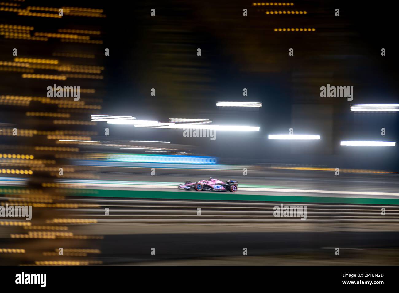 BAHRAIN INTERNATIONAL CIRCUIT, BAHRAIN - MARCH 03: Esteban Ocon, Alpine ...
