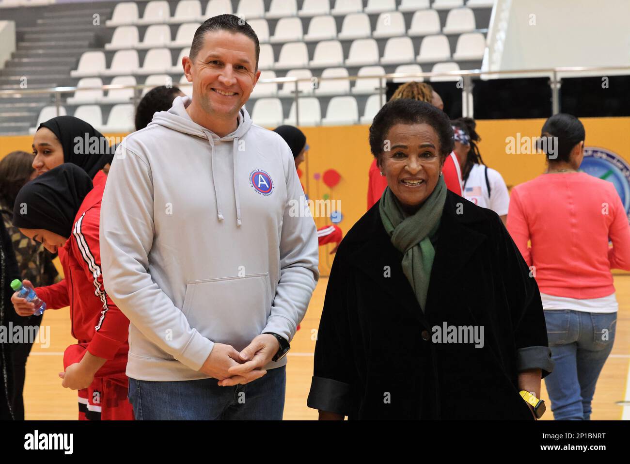 Col. Martin Wohlgemuth poses with Sheikha Salwa al-Sabah. On Saturday ...