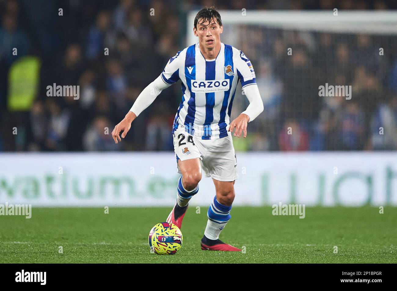 Robin le Normand of Real Sociedad during the La Liga match between Real ...