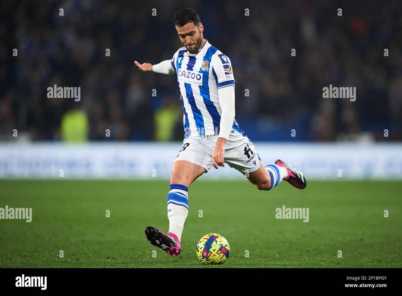 Mikel Merino of Real Sociedad during the La Liga match between Real ...