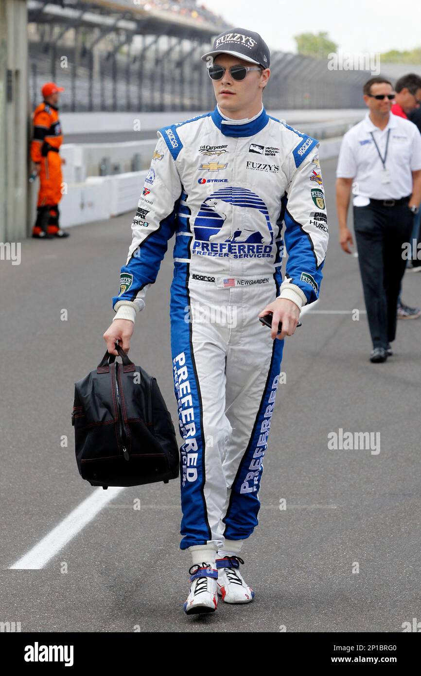 May 21 2016: Indycar driver Josef Newgarden (21) walks to his car ...