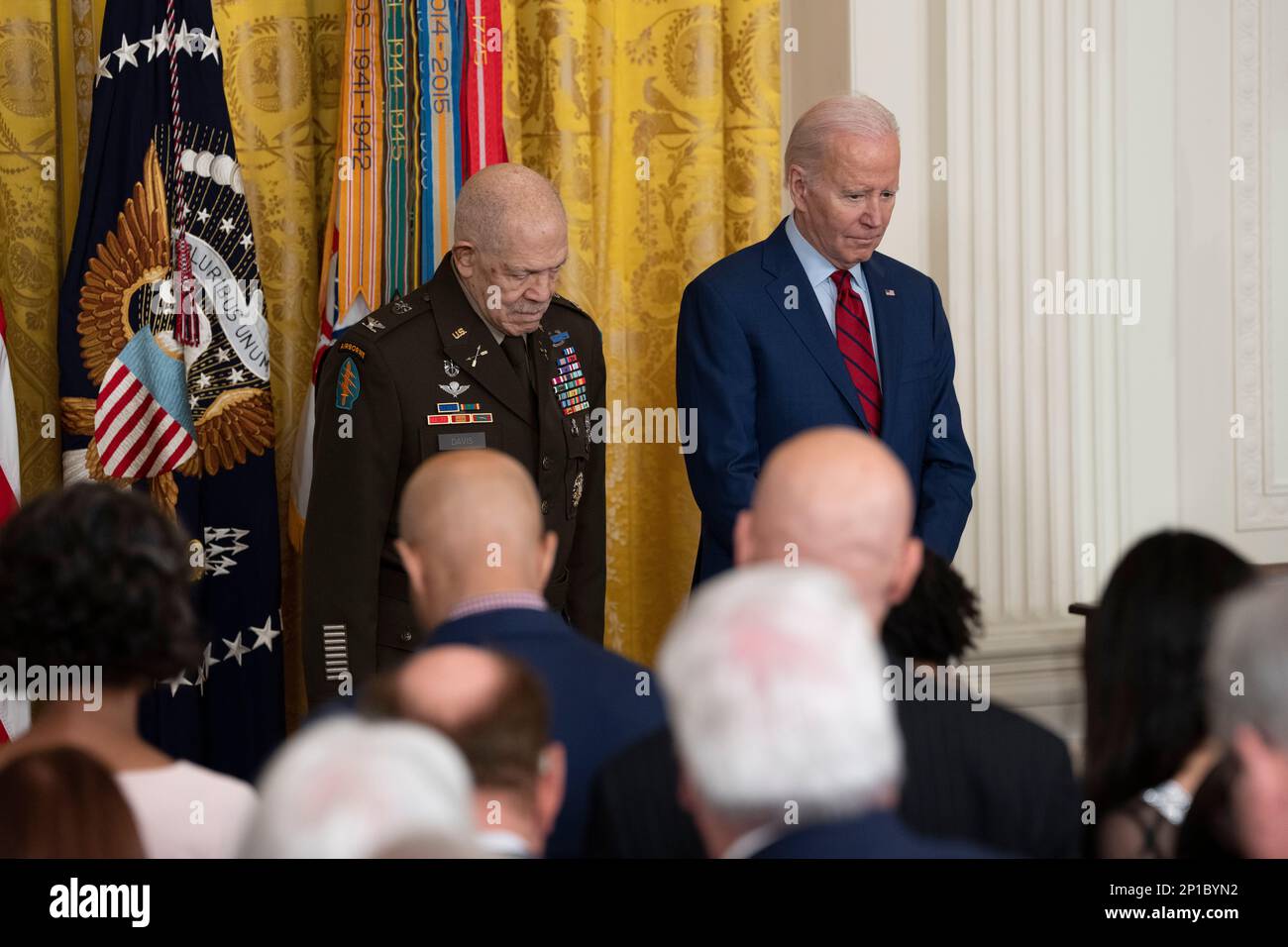 United States President Joe Biden and Ret. U.S. Army Colonel Paris ...