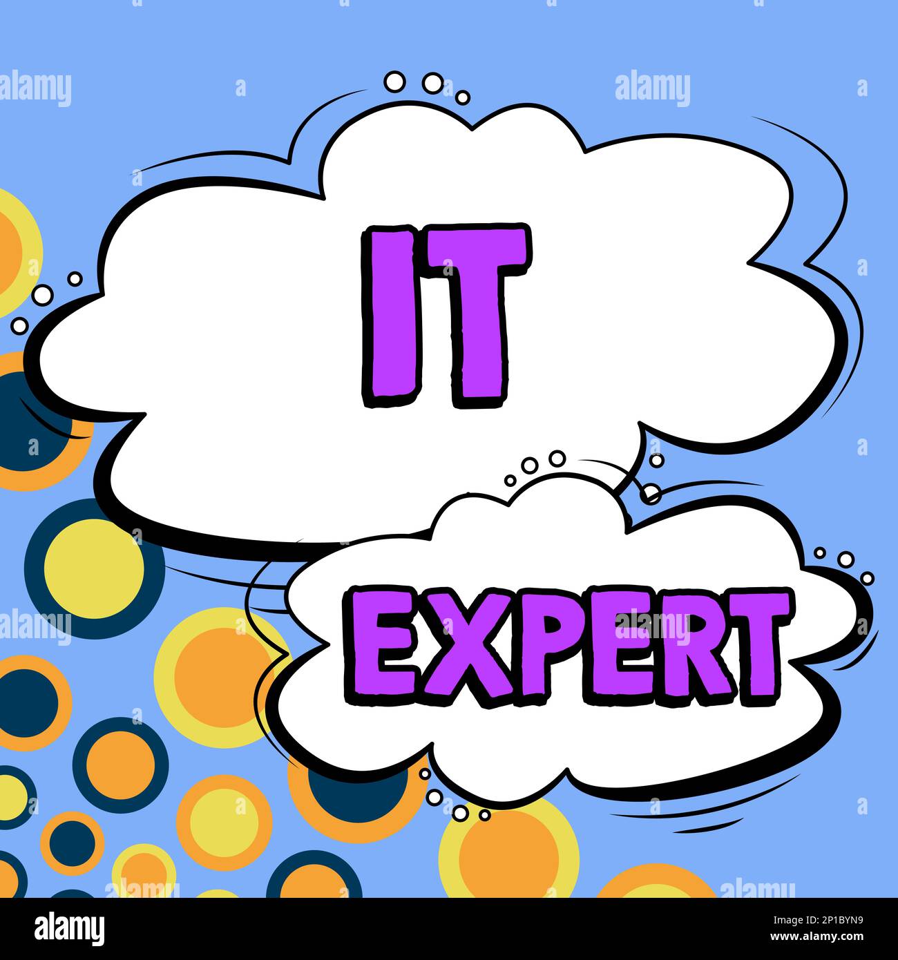 Sign displaying It Expert. Word Written on person with a high level of ...