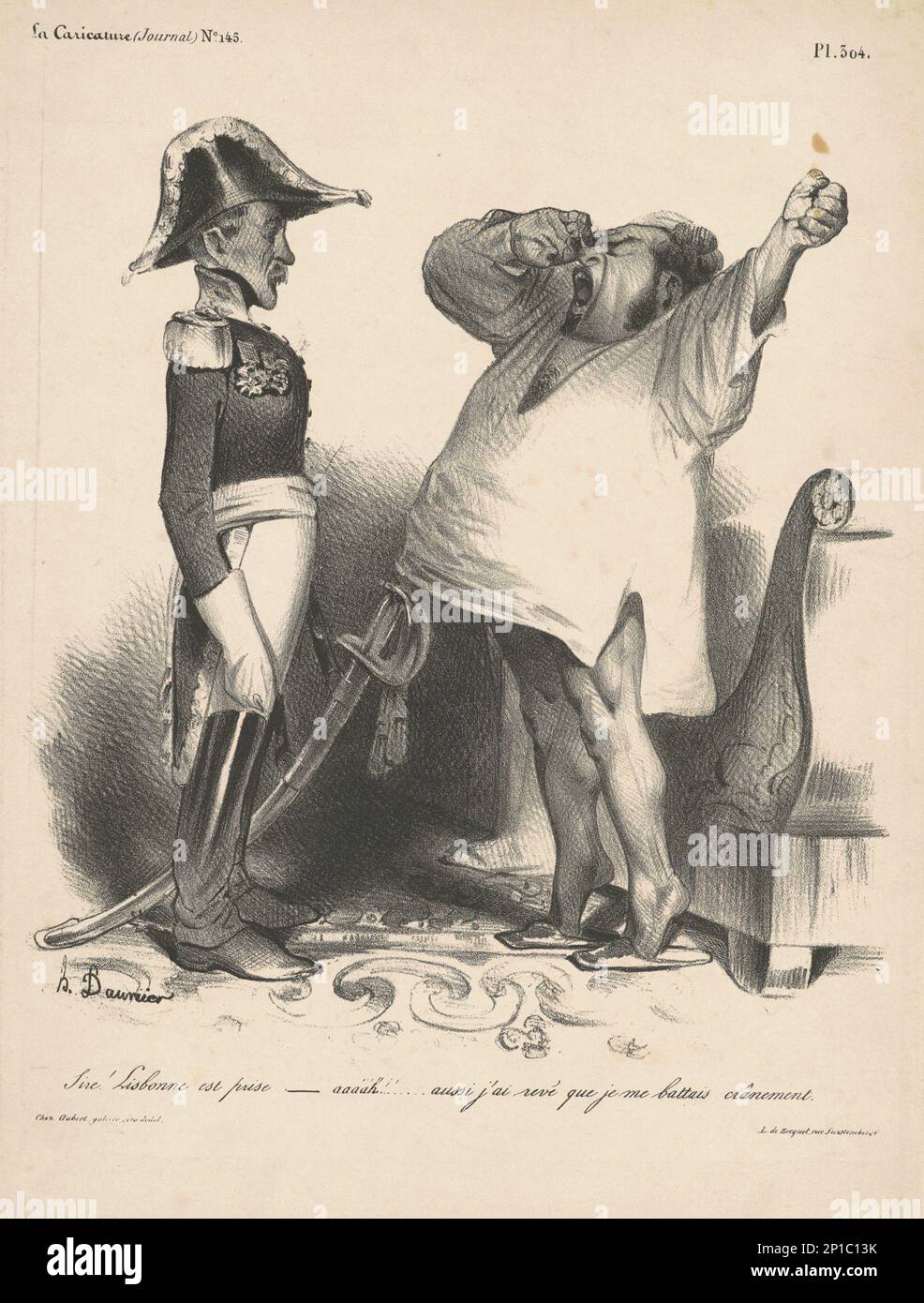 Sire! Lisbonne est prise..., 19th century.Sir! Lisbon is taken Stock ...