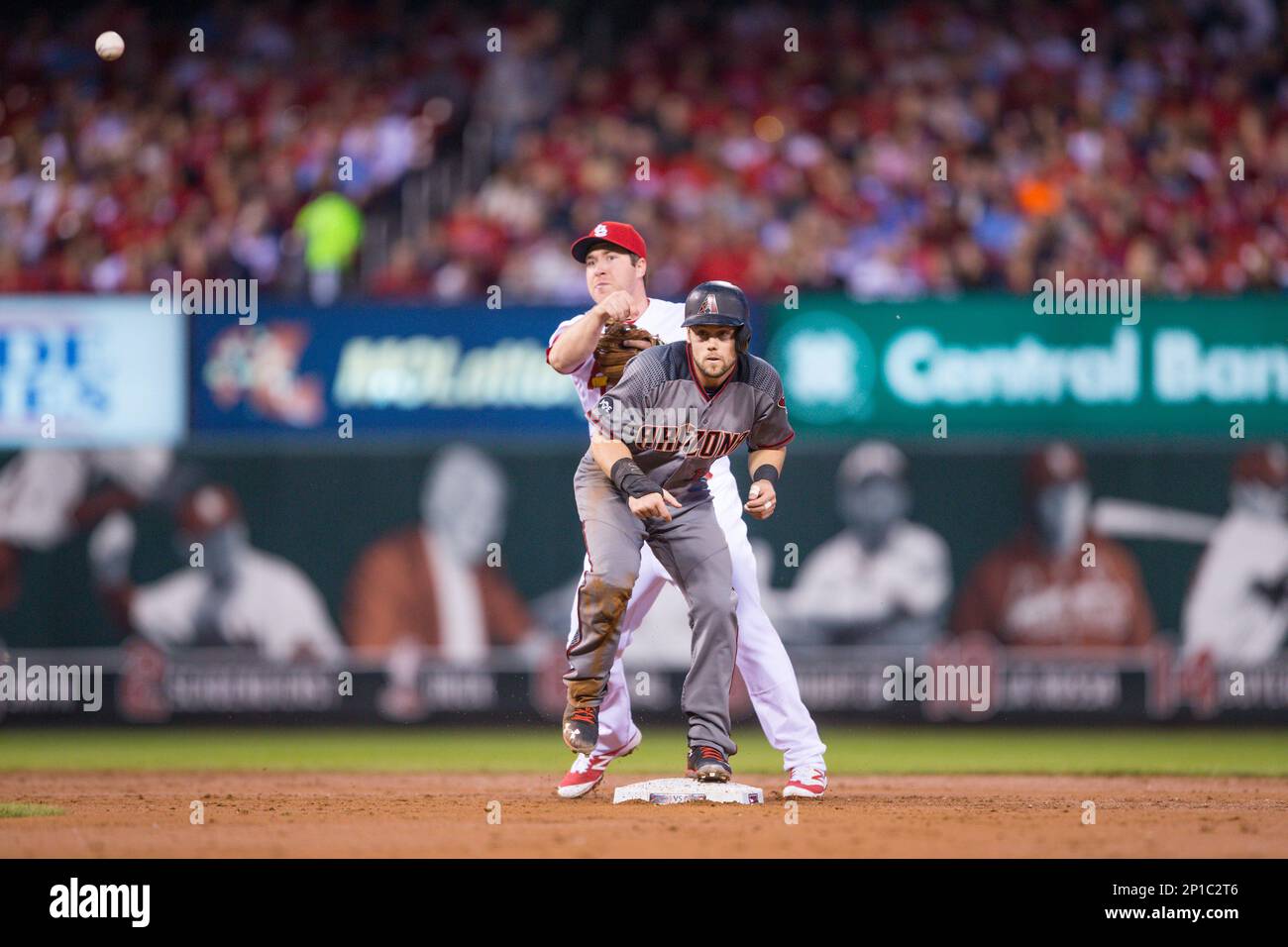 20 MAY 2016: St. Louis Cardinals second basemen Jedd Gyroko turns the ...