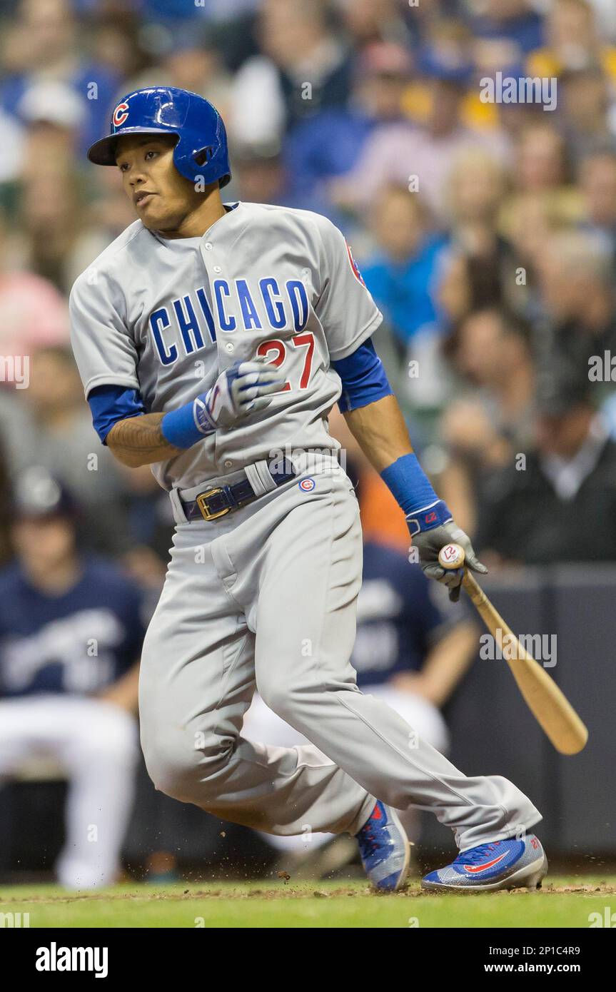May 18, 2016: Chicago Cubs shortstop Addison Russell #27 in action ...