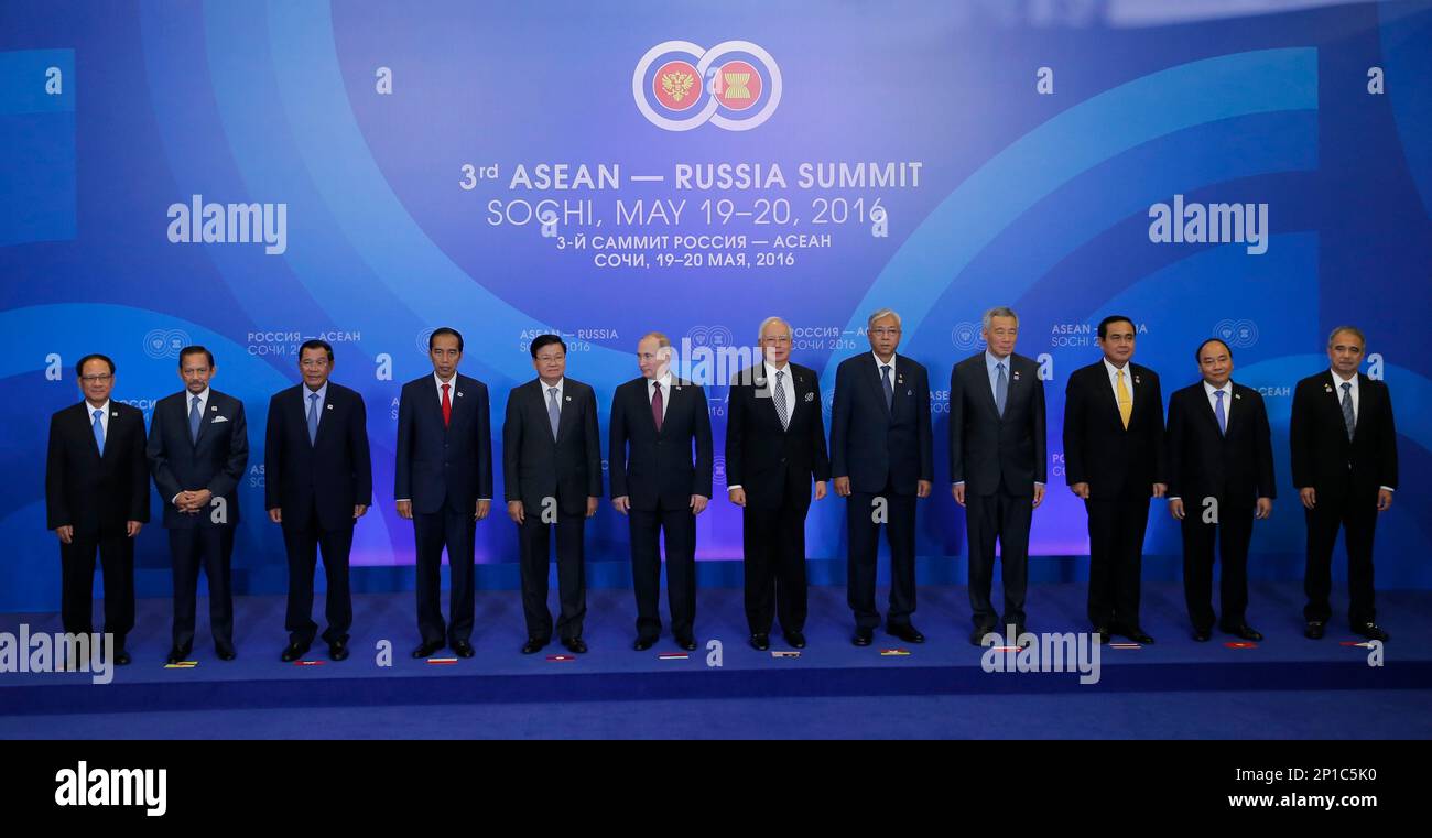 From left, Secretary General of the Association of Southeast Asian ...