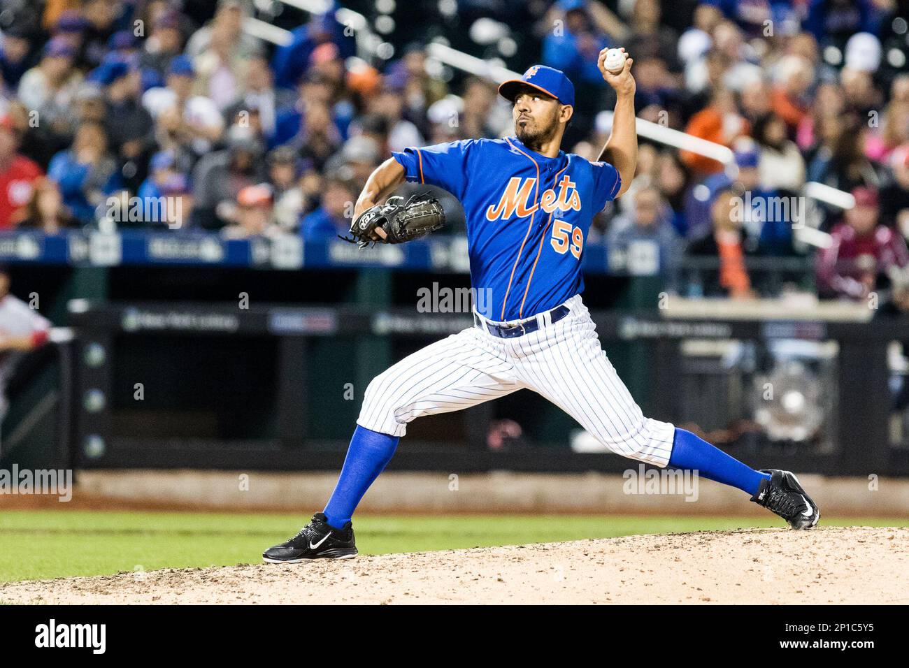 May 19, 2016: New York Mets pitcher Antonio Bastardo (59) comes on in ...