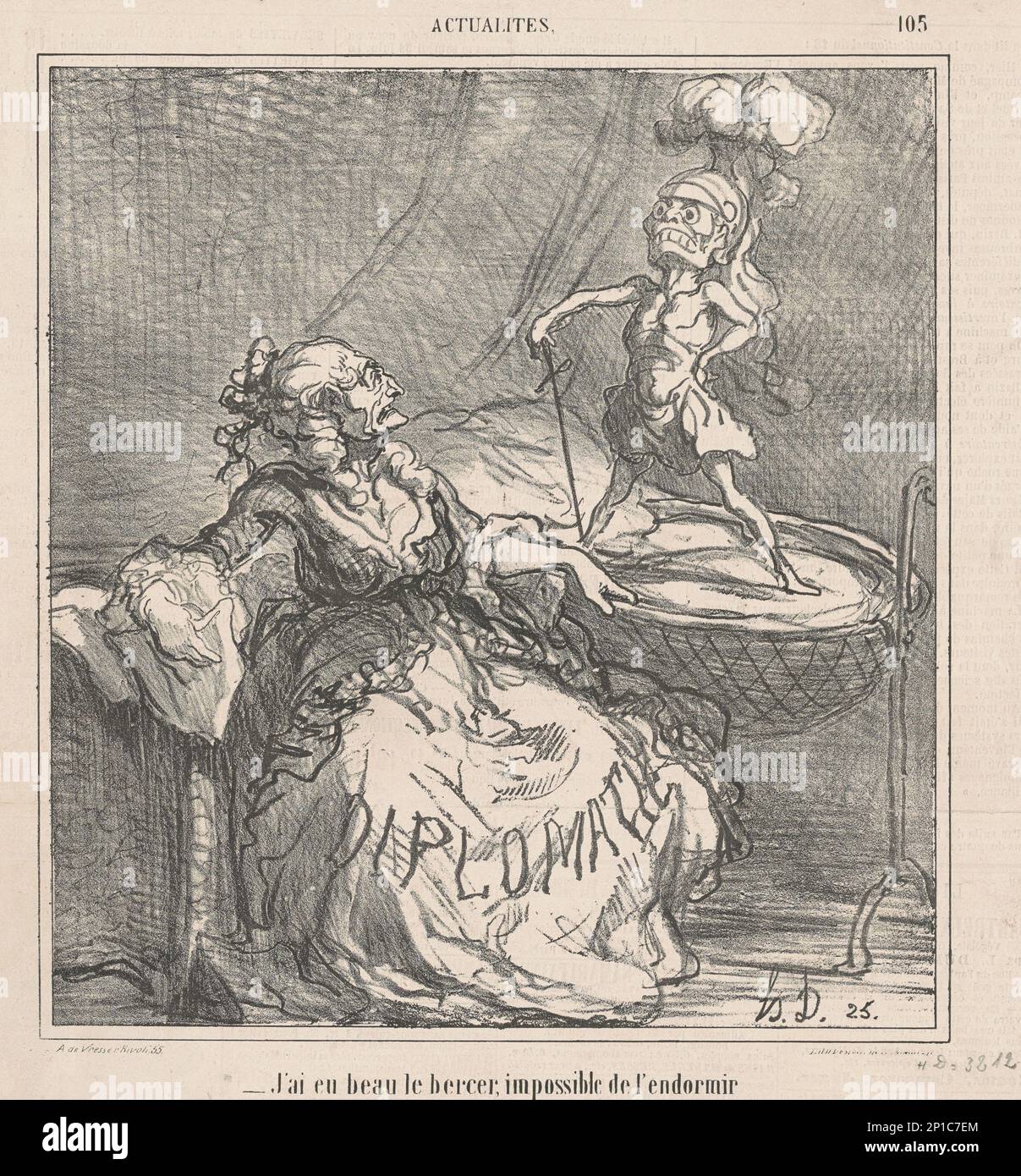 J'ai eu beau le bercer ..., 19th century.I had the shepherd beautiful ...