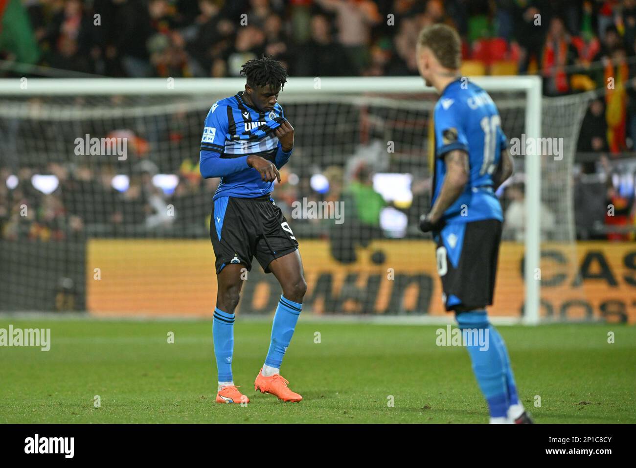 Abakar Sylla (94) of Club Brugge pictured looking dejected and ...