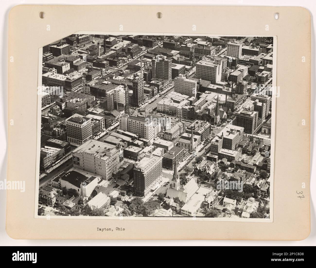 Ohio - Dayton, Aerial Photograph Stock Photo - Alamy