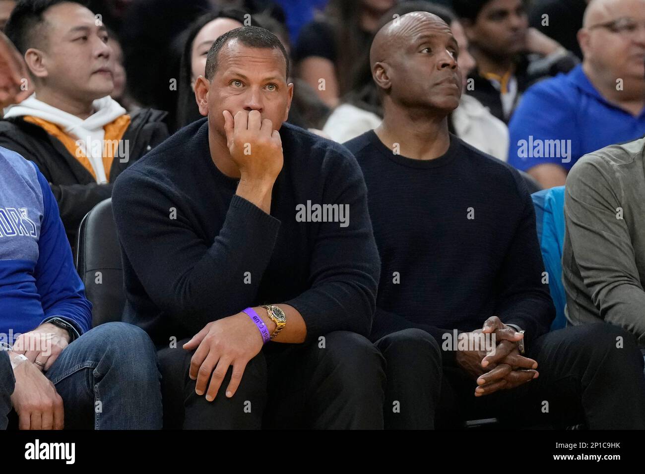 Minnesota Timberwolves co-owner Alex Rodriguez, left, and former ...