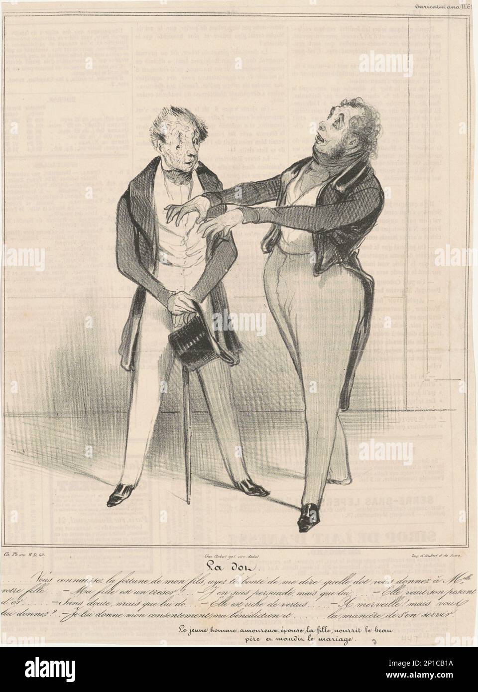 La Dot...vous connaissez la fortune..., 19th century.La Dot... you know ...