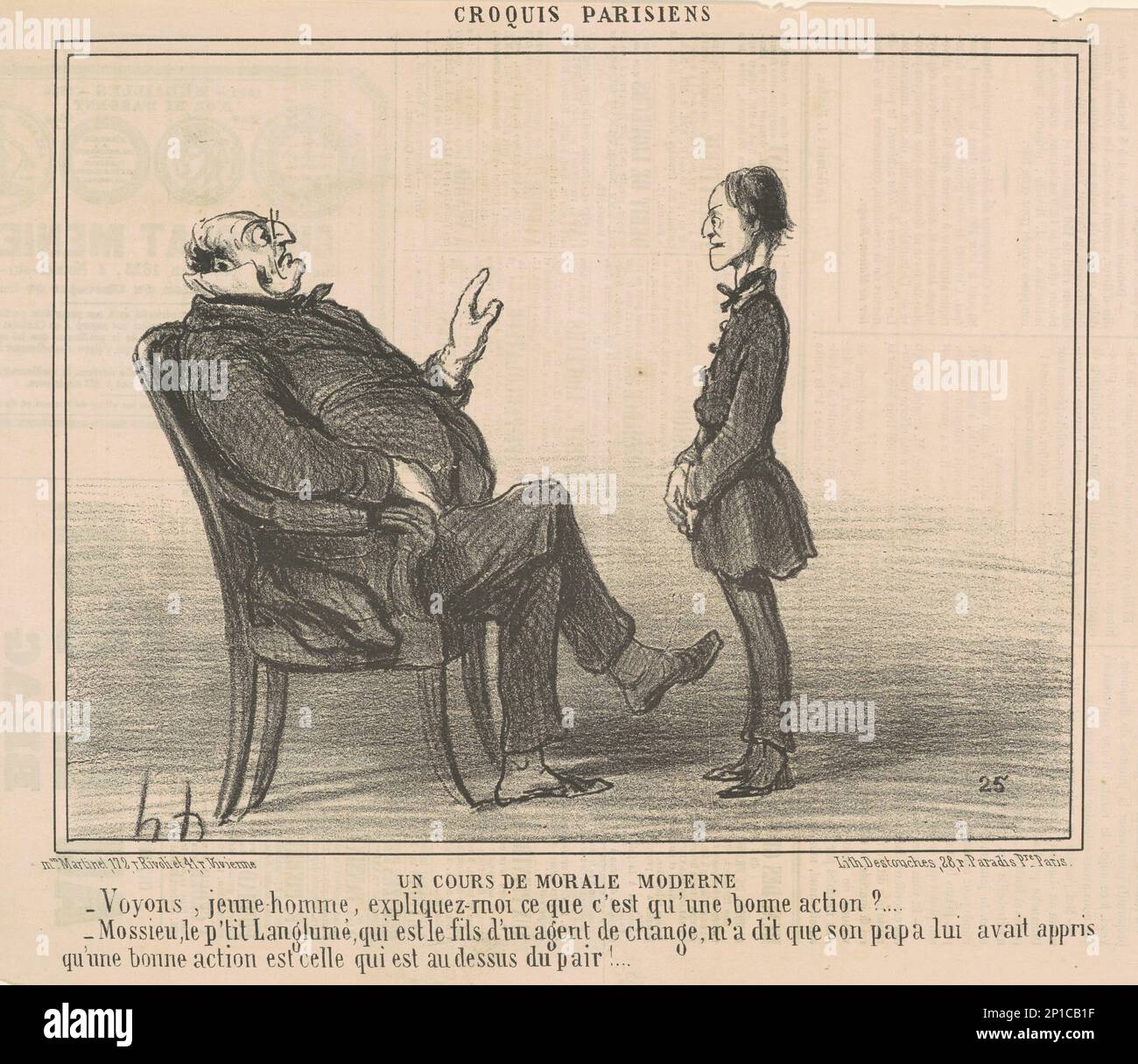 Caricature de cours hi-res stock photography and images - Alamy