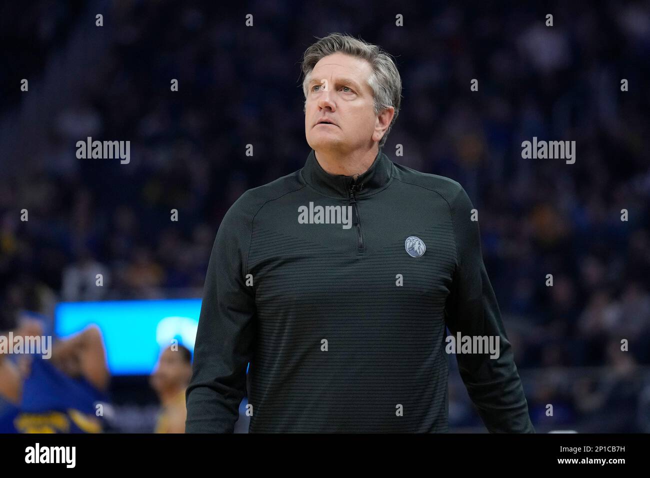Minnesota Timberwolves head coach Chris Finch during an NBA basketball ...