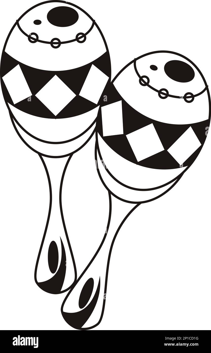 maracas instrument musical Stock Vector Image & Art - Alamy