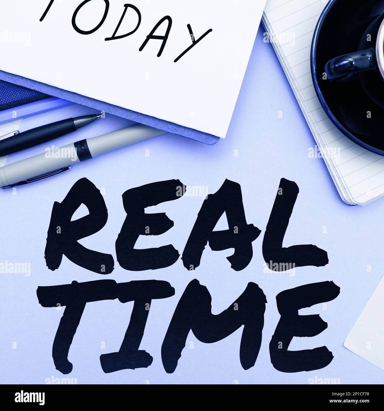 Conceptual display Real Time. Internet Concept the actual time during ...