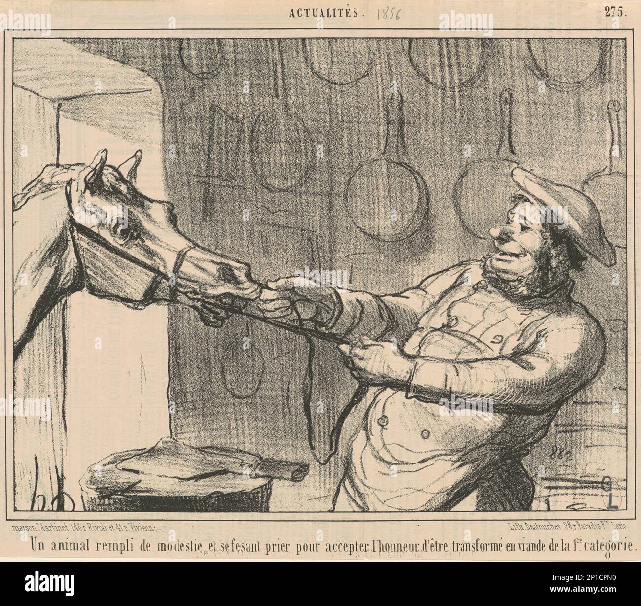 Historical caricatures animals hi-res stock photography and images - Alamy