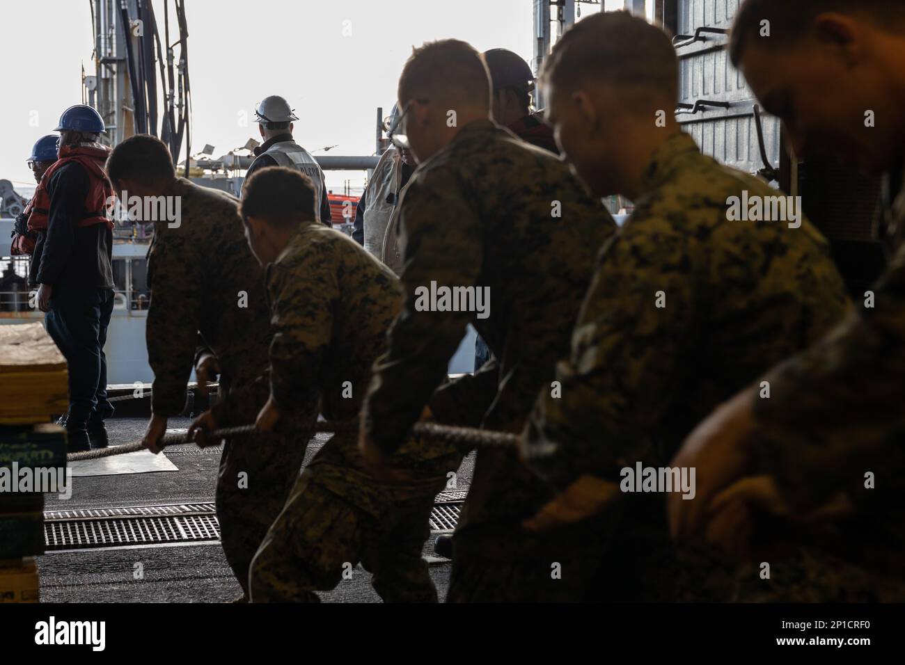 U.S. Marines with 31st Marine Expeditionary Unit and U.S. Navy Sailors ...