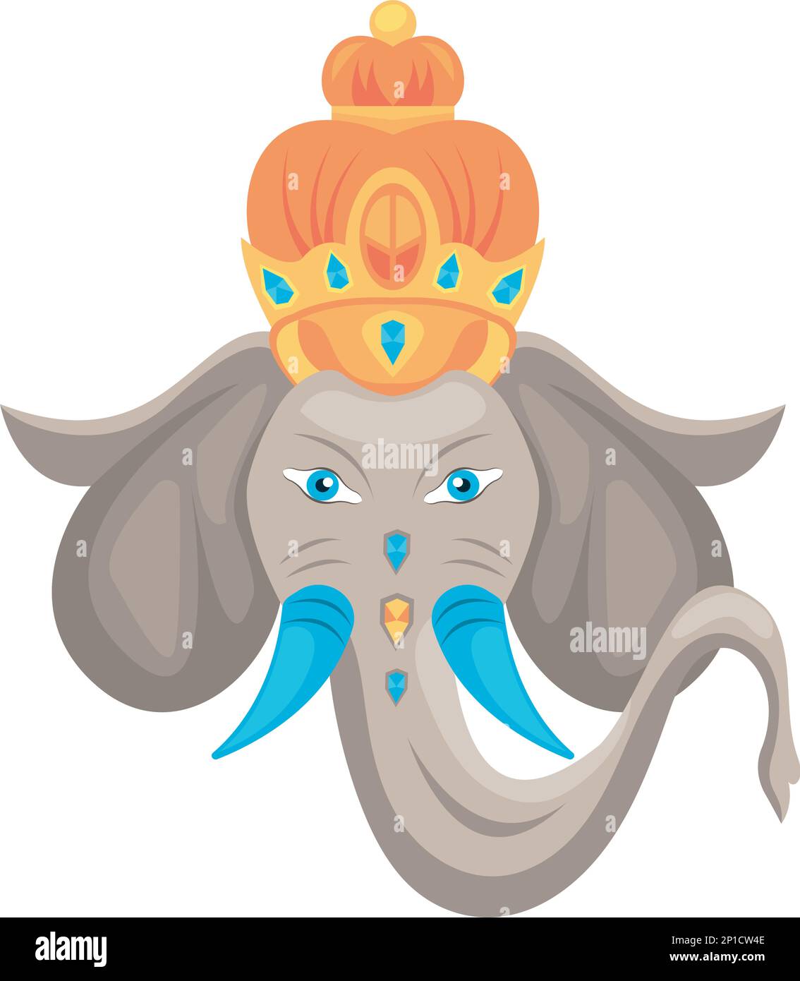 Ganesha hindu statue india Stock Vector Images - Alamy