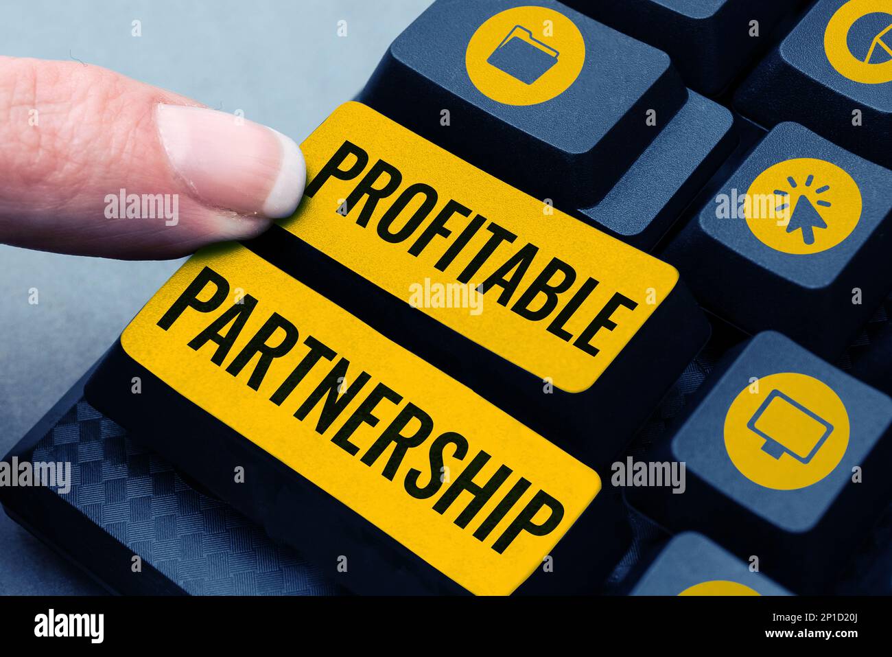 Conceptual caption Profitable Partnership. Concept meaning creating an ... Conceptual caption Profitable Partnership. Concept meaning creating an ...